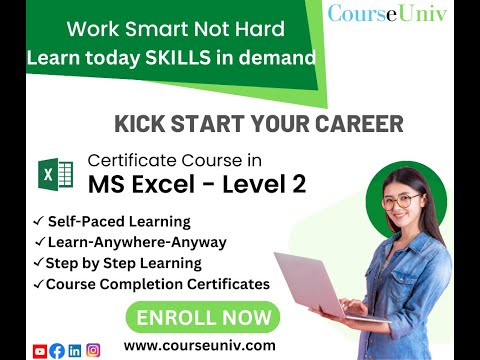 Excel Training Courses, MS Excel Training Institutes in India