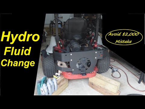 Avoid a $2000 Mistake Changing Hydro Fluid on Zero Turn Mower