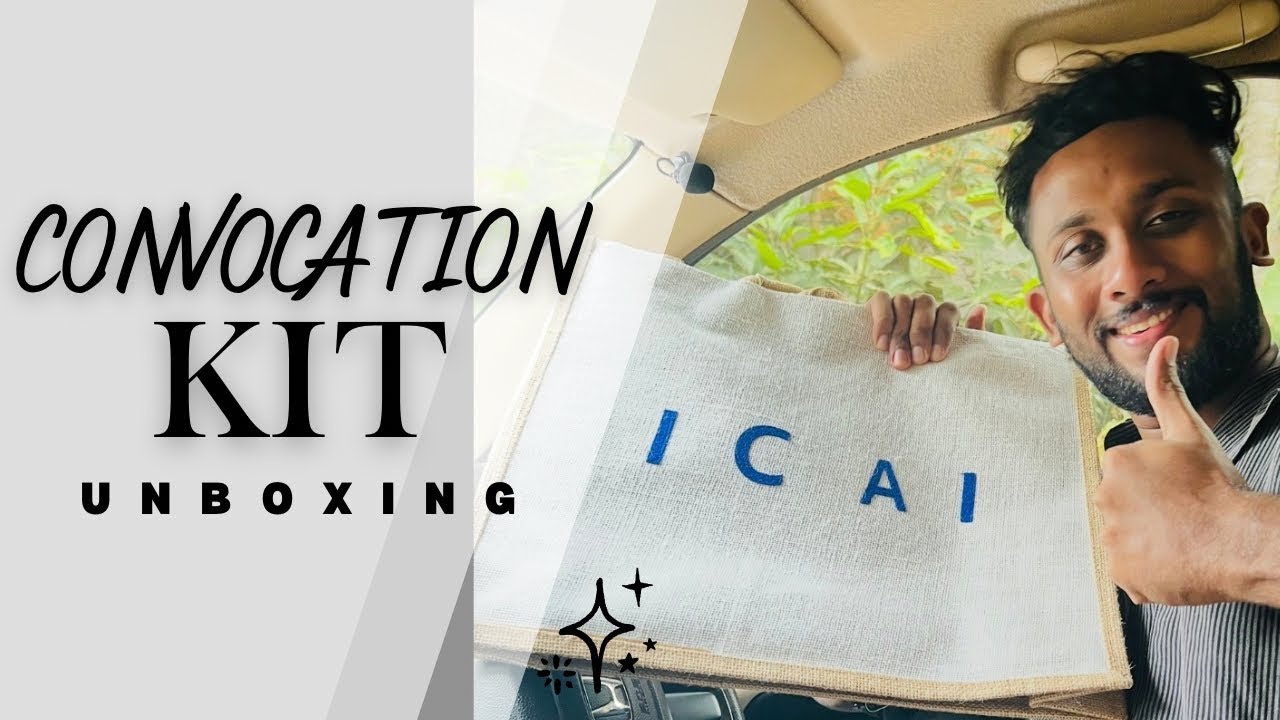CA Convocation Kit Unboxing 🎓 | Finally Became a Chartered Accountant | ICAI Convocation
