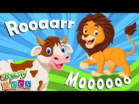 Animal Sounds for kids | farm animals song for Children and Kids | Busy Bees Nursery Rhymes 🙋