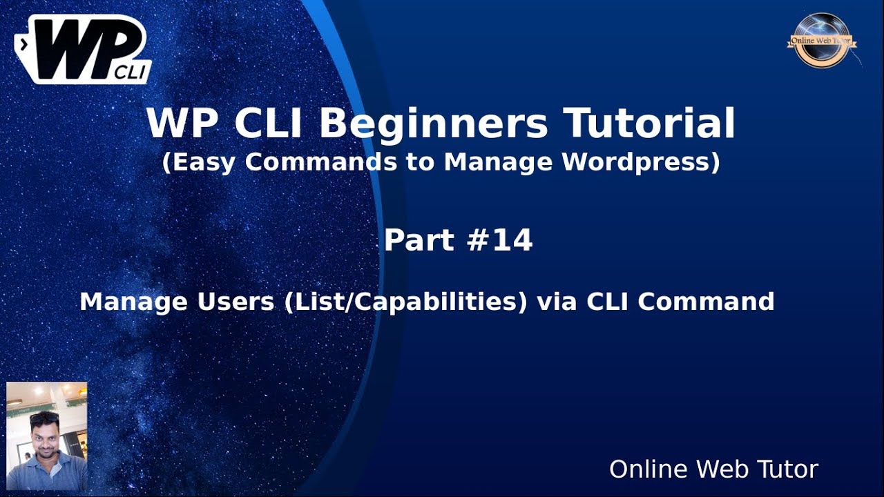 Wordpress WP CLI Tutorials for Beginners #14 Manage Users (List/Capabilities) - WP CLI Command