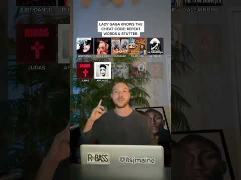 Lady Gaga Knows The Cheat Code For A Hit: Repeat Words & Stutter Lyrics #shorts #ladygaga #pop
