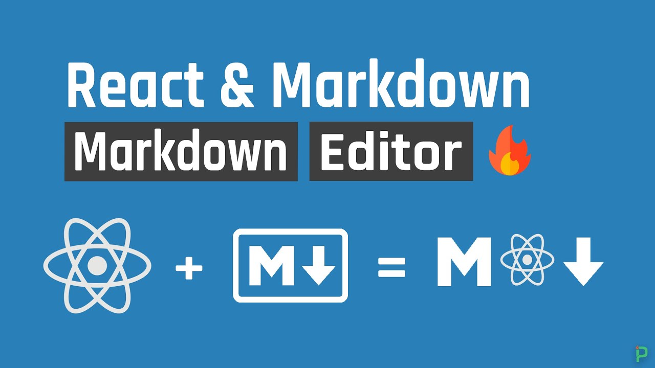 Create a React Markdown Editor (Hooks & Context)