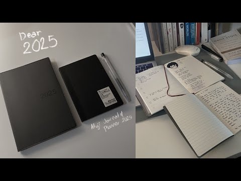 Muji Journal and Planner 2025 Setup