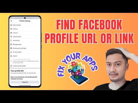 How to Find your Facebook Profile URL or link