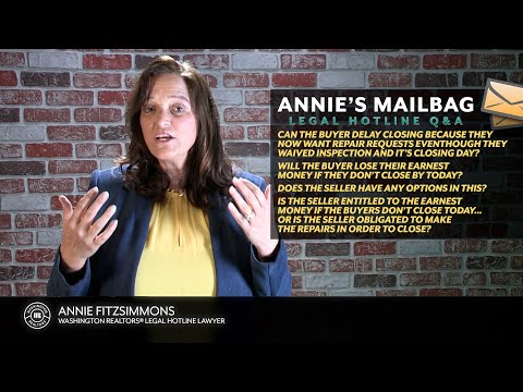 Annies Mailbag: Is Seller Obligated to Repair Floor to Close?