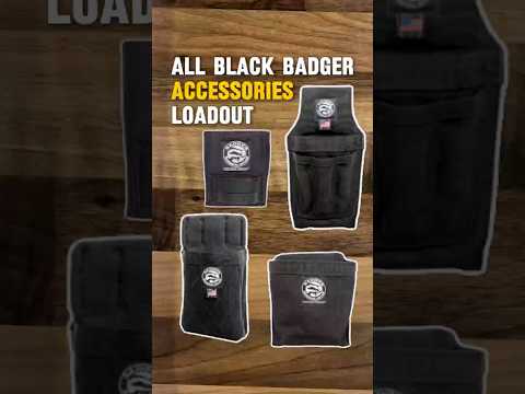 All Black Badger Tool-belts Accessory Loadout