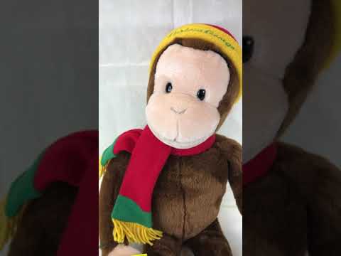 Curious George Plush With Sound Macys Stuffed Animal Toy Book 24"