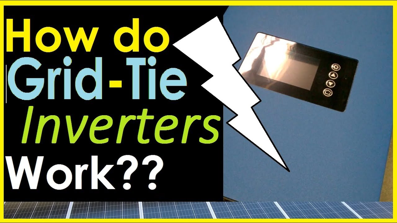 How Grid Tie Inverters Work - simple explanation for beginners, safety info #gridtie #gridtiedsolar