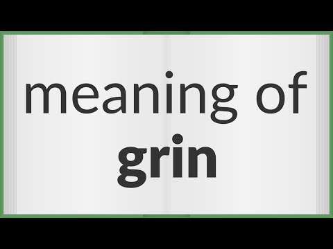 Grin | meaning of Grin