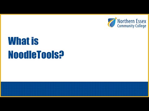 What is NoodleTools?