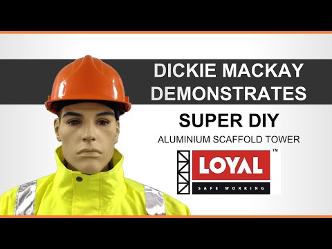 Super DIY Aluminium Scaffold Tower - Dickie Mackay Demonstrates (Cambridge - Access Equipment)