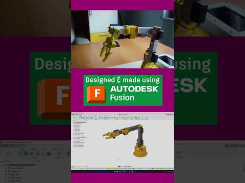 #robotics arm design and made with #autodeskfusion and #arduino | Autodesk Education
