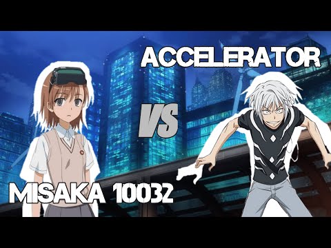 Misaka 10032 (Sisters) vs Accelerator - Toaru Majutsu no Index PSP Game