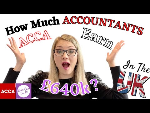 How Much ACCA Accountants Earn /HOW MUCH I MAKE AS FC /Salary Potential Of A Qualified Accountant UK