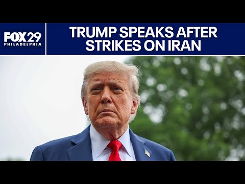 President Trump to speak after US bombs Iran