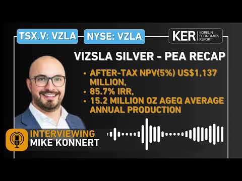 Vizsla Silver - Panuco PEA Overview; After-Tax NPV(5%) US$1,137 Million, 85.7% IRR