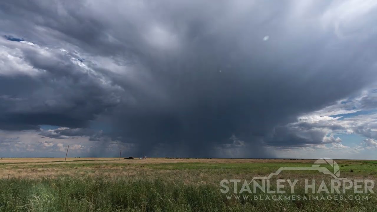 Guymon, OK Thunderstorm Time Lapse 4k