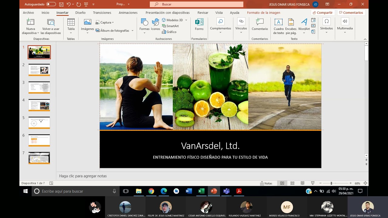 Proyecto 1. PowerPoint 2019