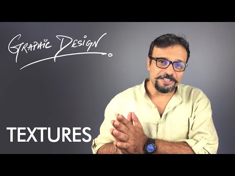 Visual Element TEXTURES - Graphic Design Theory Class 4 Urdu / Hindi