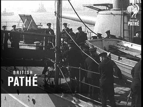 Swedish Training Ship At Portsmouth News In A Nutshell (1935)