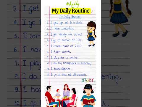 my daily life essay || essay on my daily life || 10 lines on my daily routine || My daily life ||