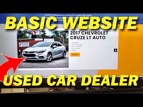 Basic Used Car Dealership Website Home Page - Profitable Car Dealer 1.0