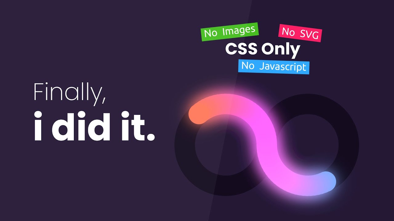 Infinity | CSS Only Animation Effects