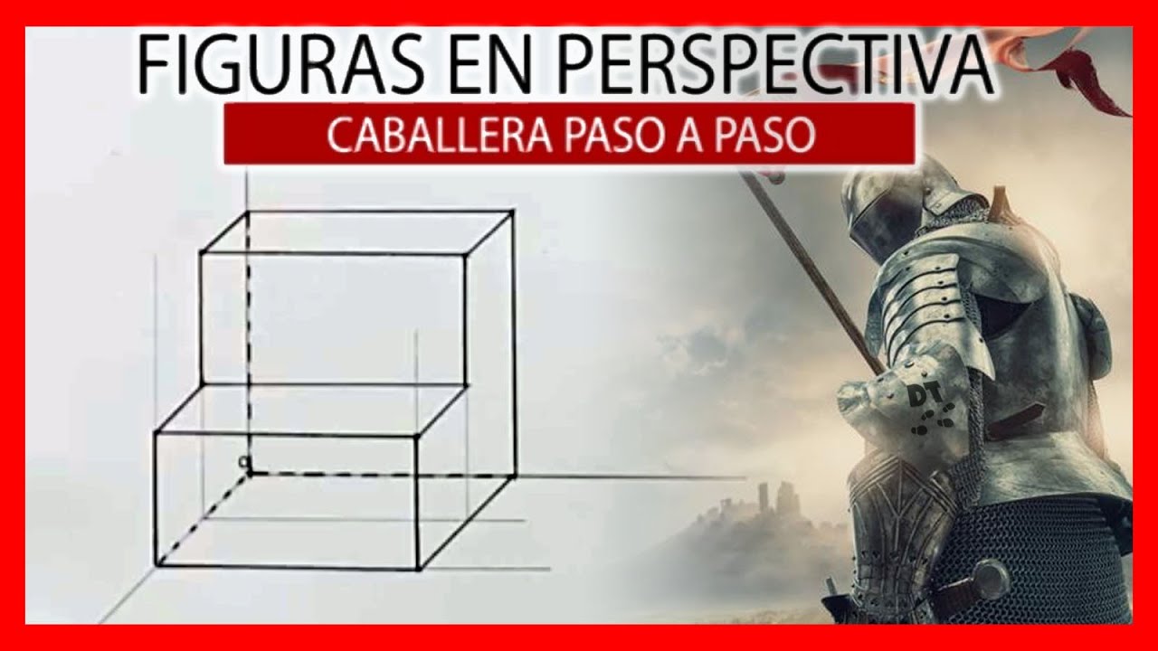 💥💪💥 Figura en perspectiva CABALLERA | Ejercicios de dibujo técnico paso a paso