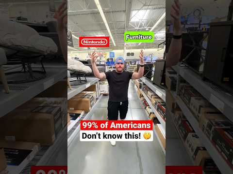 🤫 Walmart Furniture + Nintendo CLEARANCE SECRETS!! #shoppinghacks #walmartfinds #savingmoney