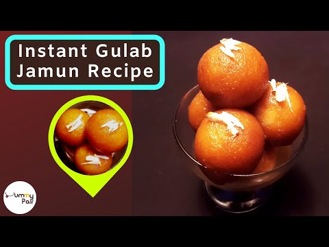 Easy Sooji Gulab Jamun Recipe| How to Make Semolina Gulab Jamun in English | Suji Ke Gulab Jamun