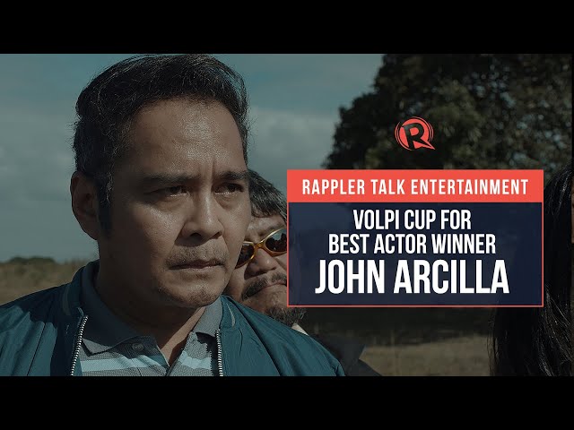 Rappler Talk Entertainment: Venice Film Festival Best Actor John Arcilla