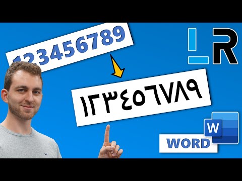 MS Word: Change Numbers To Arabic - 1 MINUTE