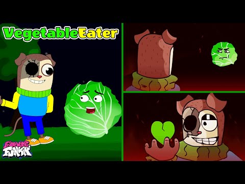 FNF: VegetableEater // Jayden VS Cabbage // TwiddleFinger Mod █ Friday Night Funkin' █