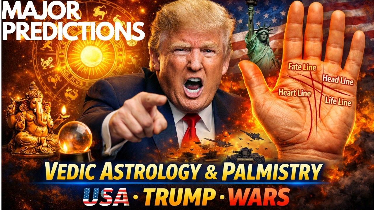SHOCKING Predictions for USA, Trump & Global Wars 🔮 Vedic Astrology Reveals All