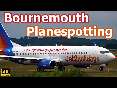 CLOSE UP PLANESPOTTING | BOURNEMOUTH Airport | 4K