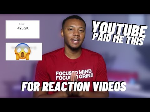 How Much Money Do Reaction Channels Make | How Much YouTube Pays Me For Reaction Videos