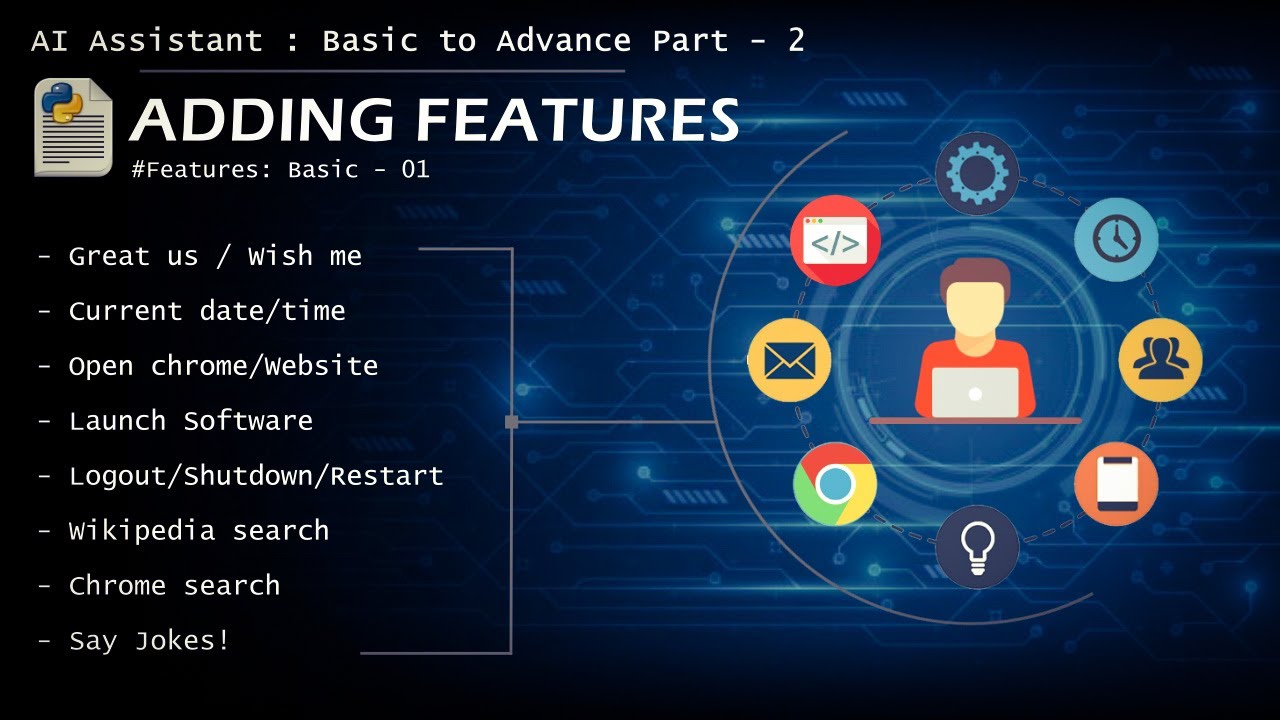 Adding Features | Baisc - 01 | AI Assistant Part - 2 | Python | Codesempai