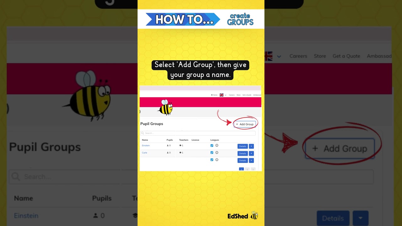 How to Create a Group #education #edshed #edtech