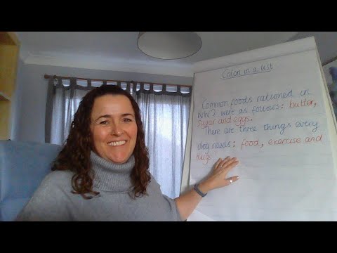 Colon list - how to use them