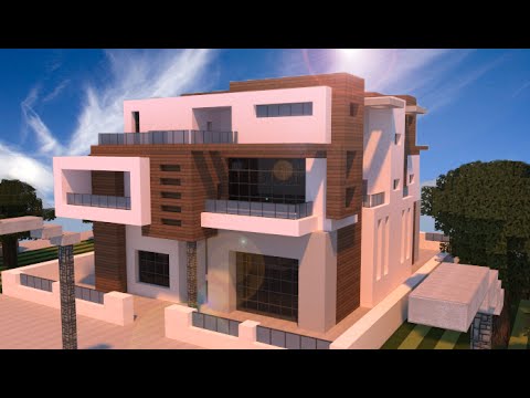Minecraft Schematic: Mansion Omega - Futurista y Moderna