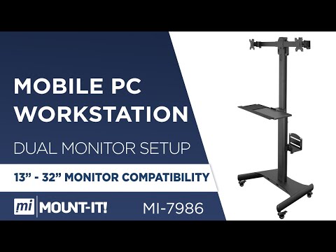 Mobile Computer Cart | Features (MI-7986)