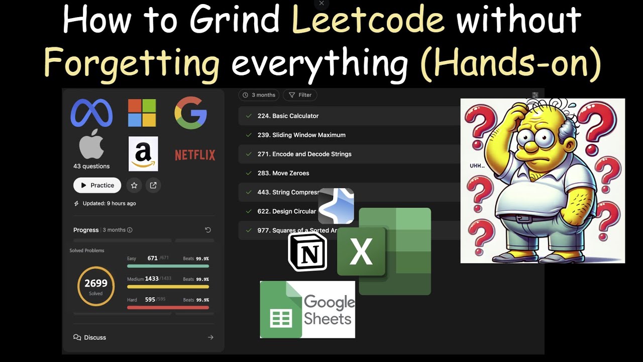 How to Grind LeetCode Without Forgetting | Retain What You Learn (Part II: Recap + Hands-On Demo)