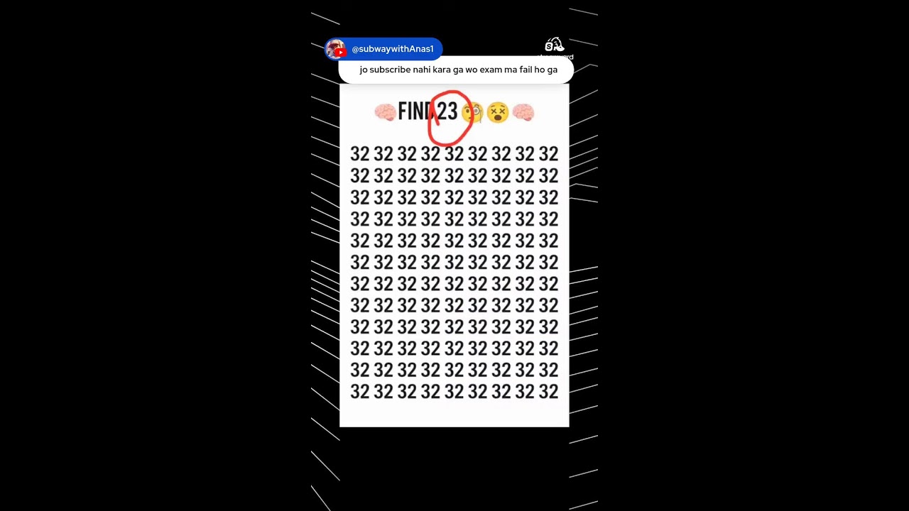 Find the mistake #23 Genius  can solve This IQ Test Puzzle