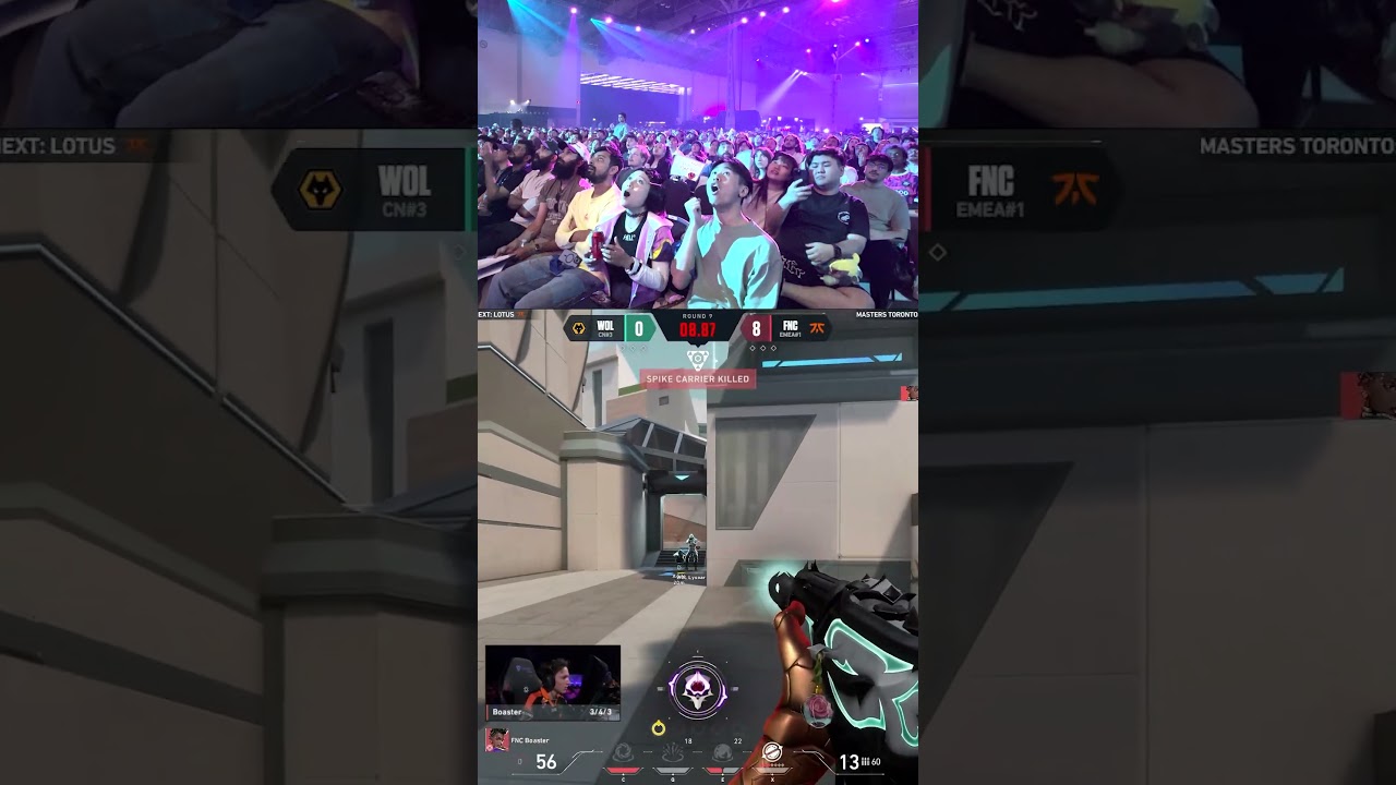 Crowd goes wild for a 500 IQ Omen TP