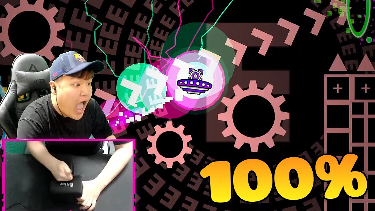 RUSH E 100% with the BIG ENTER KEY! | Geometry Dash