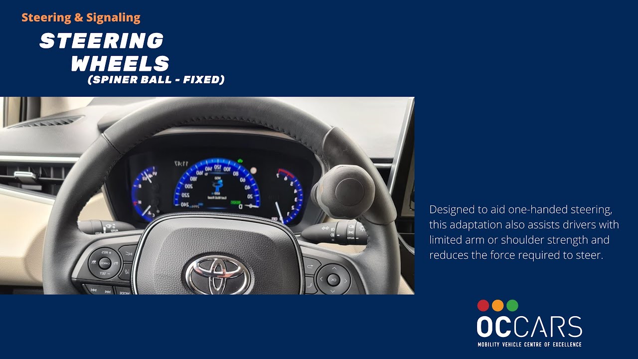 OCCARS & Mobility Vehicles - Steering Wheel Aids