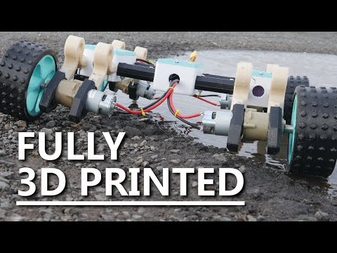 3D Printed Off Road Robot with Polymaker PC-Max