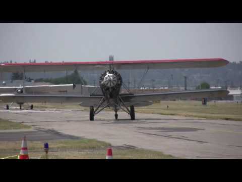 Boeing 40C Landing at Felts Field - oldest flying Boeing aircraft in the world