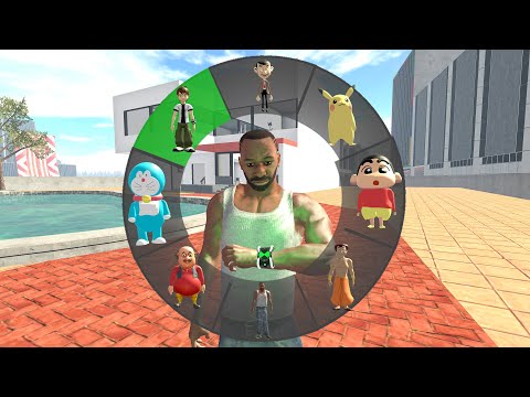 Playing As All Cartoon Characters - INDIAN BIKES DRIVING 3D
